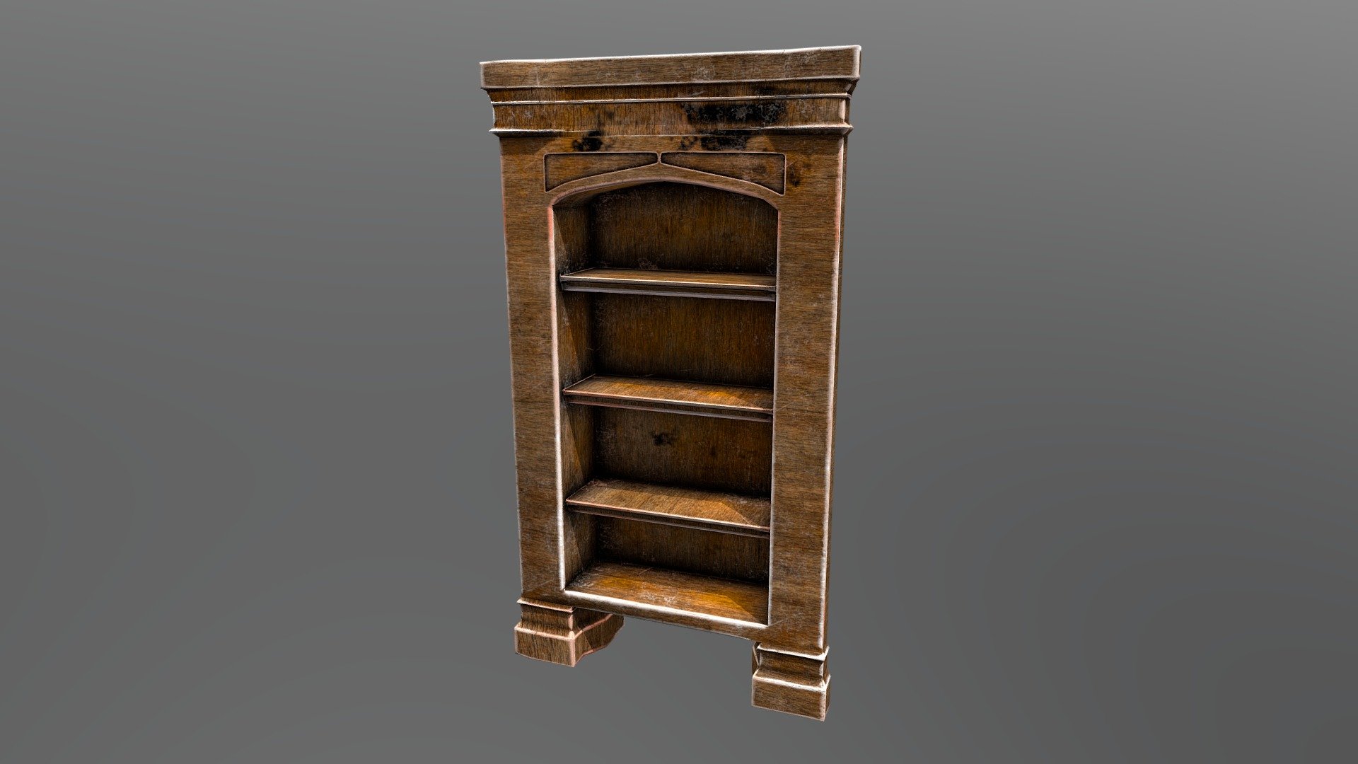 Medieval Bookcase - 3D model by Sebastian Trujillo Vega ...
