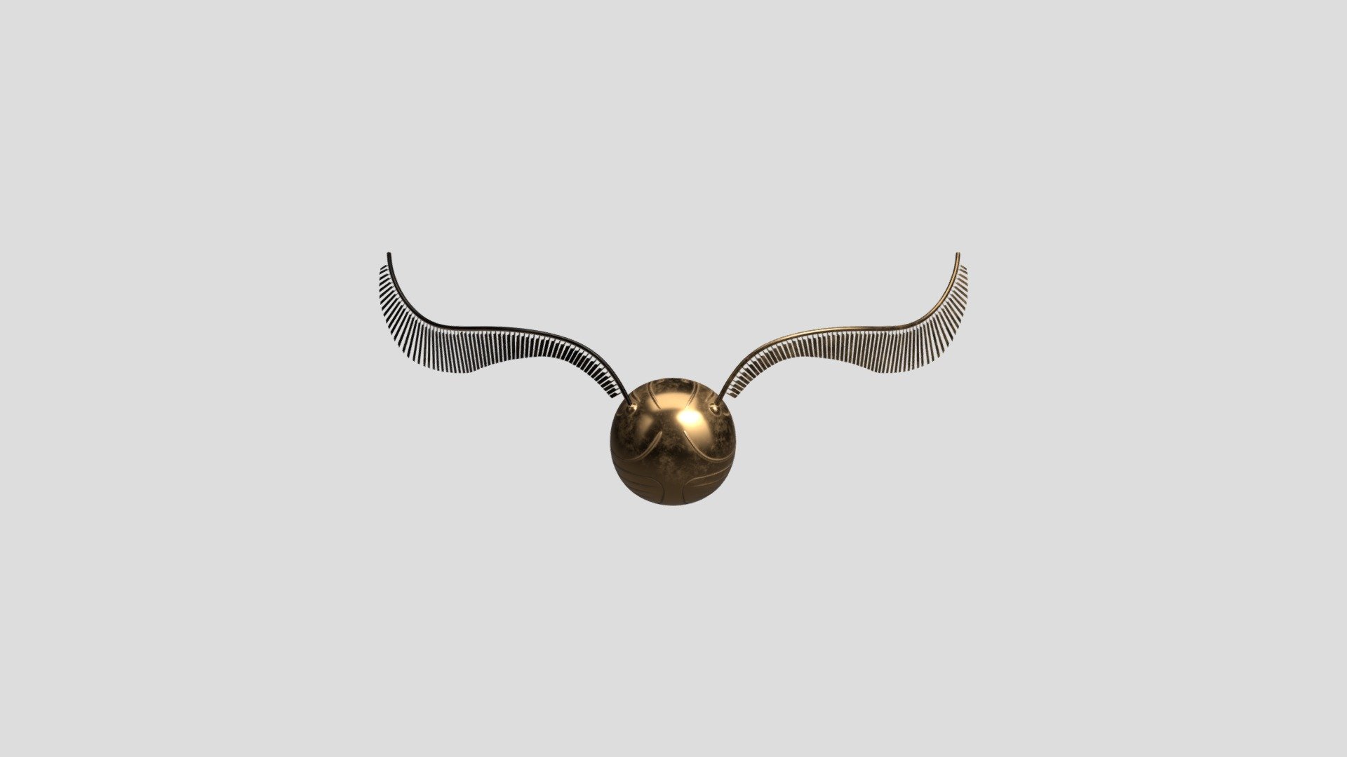 Golden Snitch ( Snitch Dorada ) - 3D model by AbiArts_ (@abiancollege ...