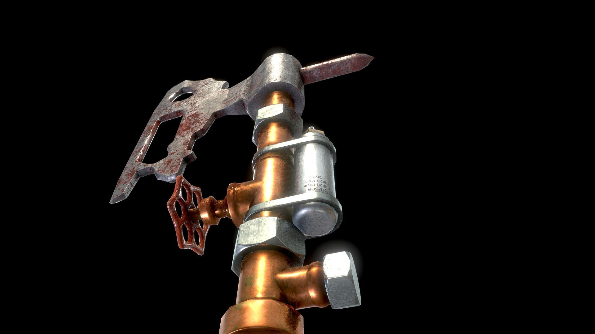 Post-Apocalyptic Axe - Download Free 3D model by Frice [20bd22f ...