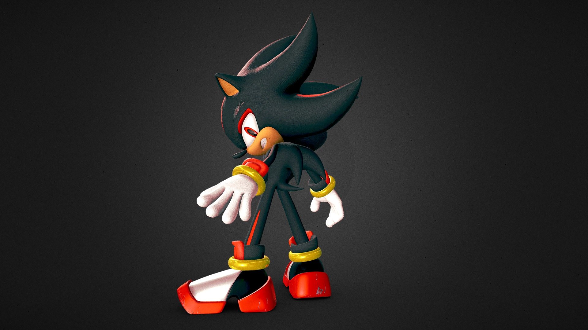 05 CGI Shadow The Hedgehog - 3D model by Gabs.c4d [20bf3c3] - Sketchfab