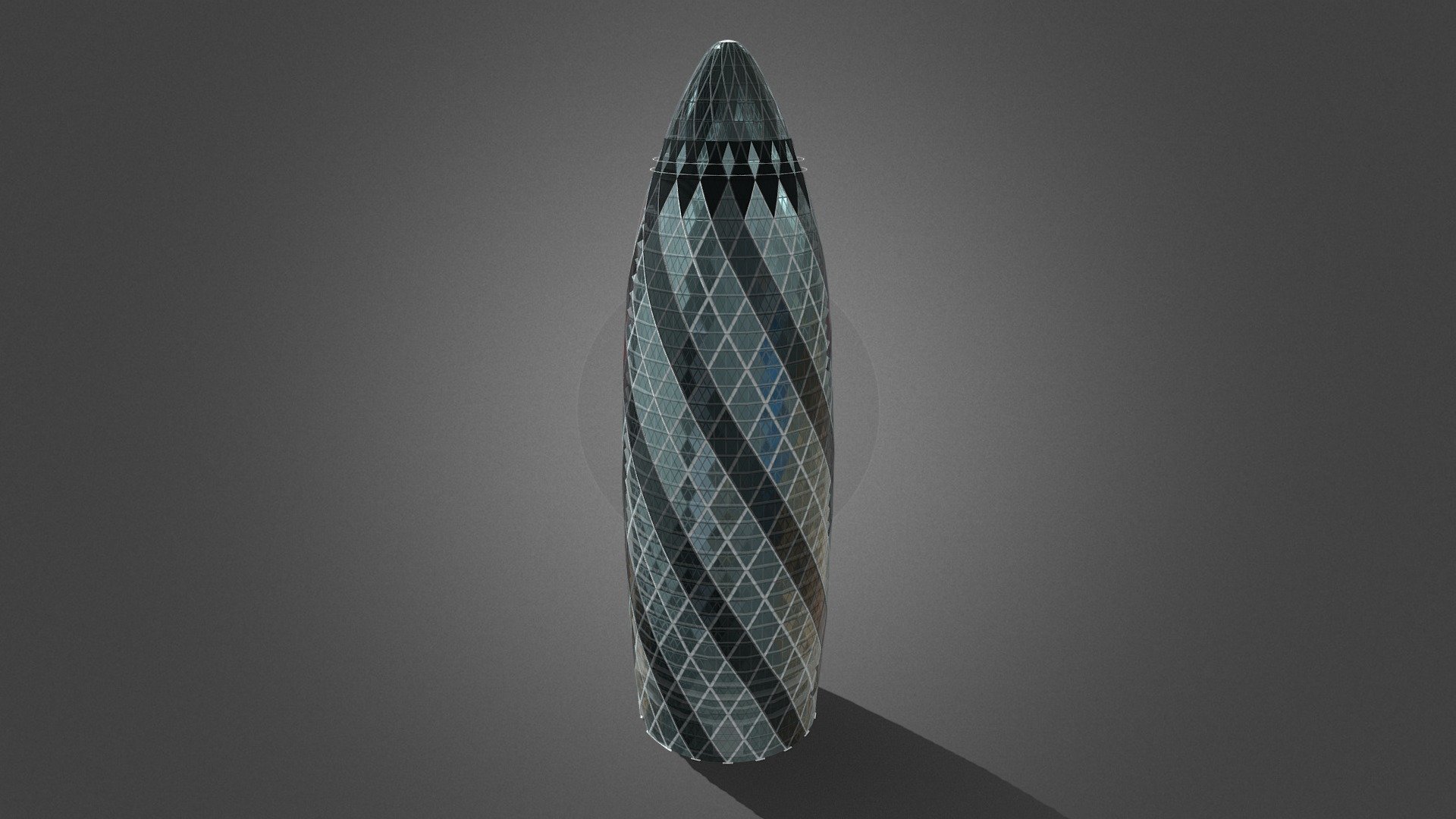 The Gherkin (30 St Mary Axe) - 3D model by VUCITY (@g.hodgkin) [20c223e ...