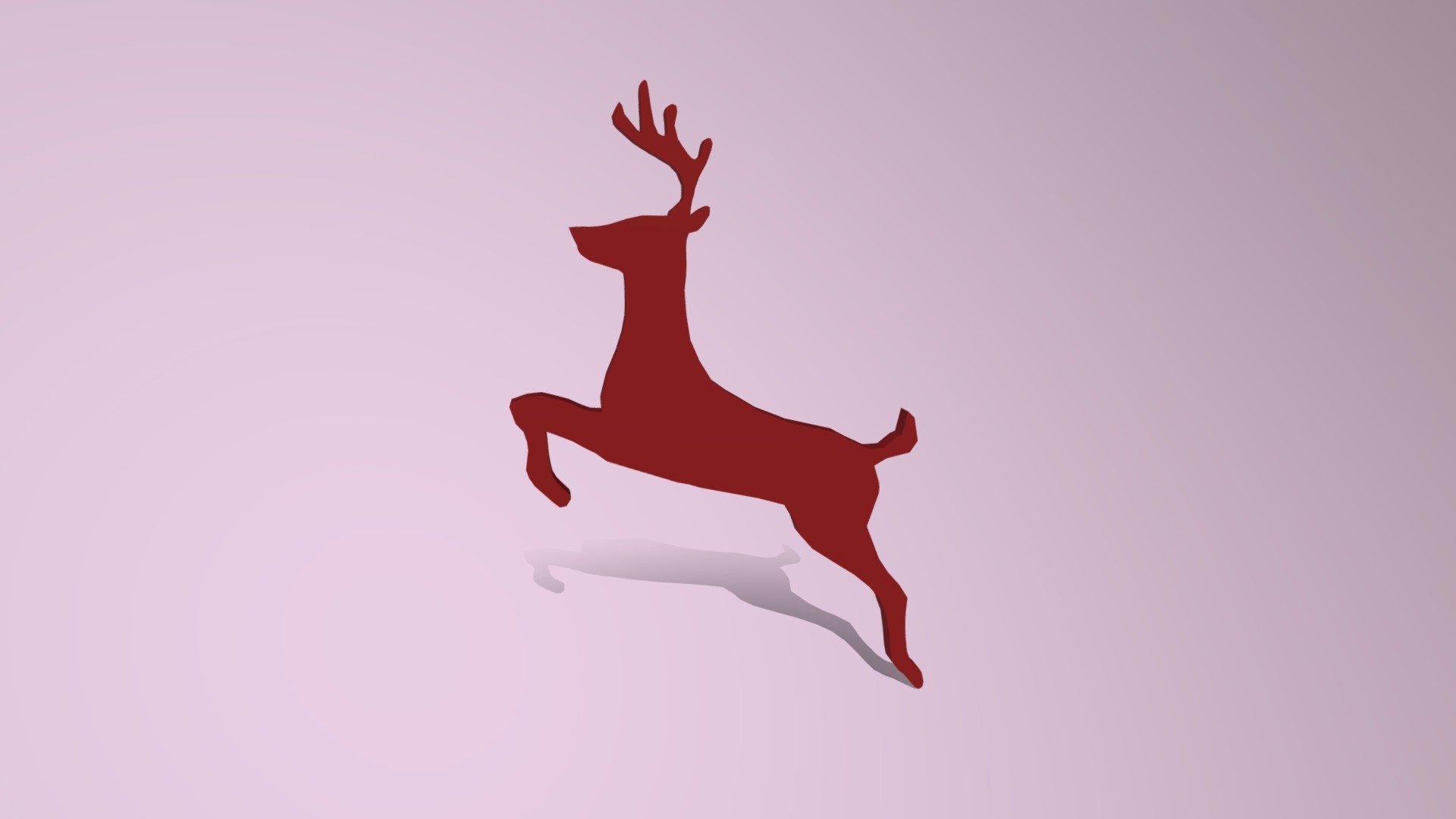 Low Poly Reindeer Decoration Object - Buy Royalty Free 3D model by ...