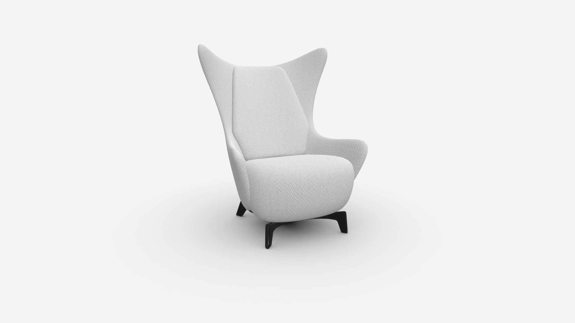 8. Poltrona Wing - Jader Almeida - 3D model by Arch Tech Tour (@archtechtour) [20c3d71] - Sketchfab