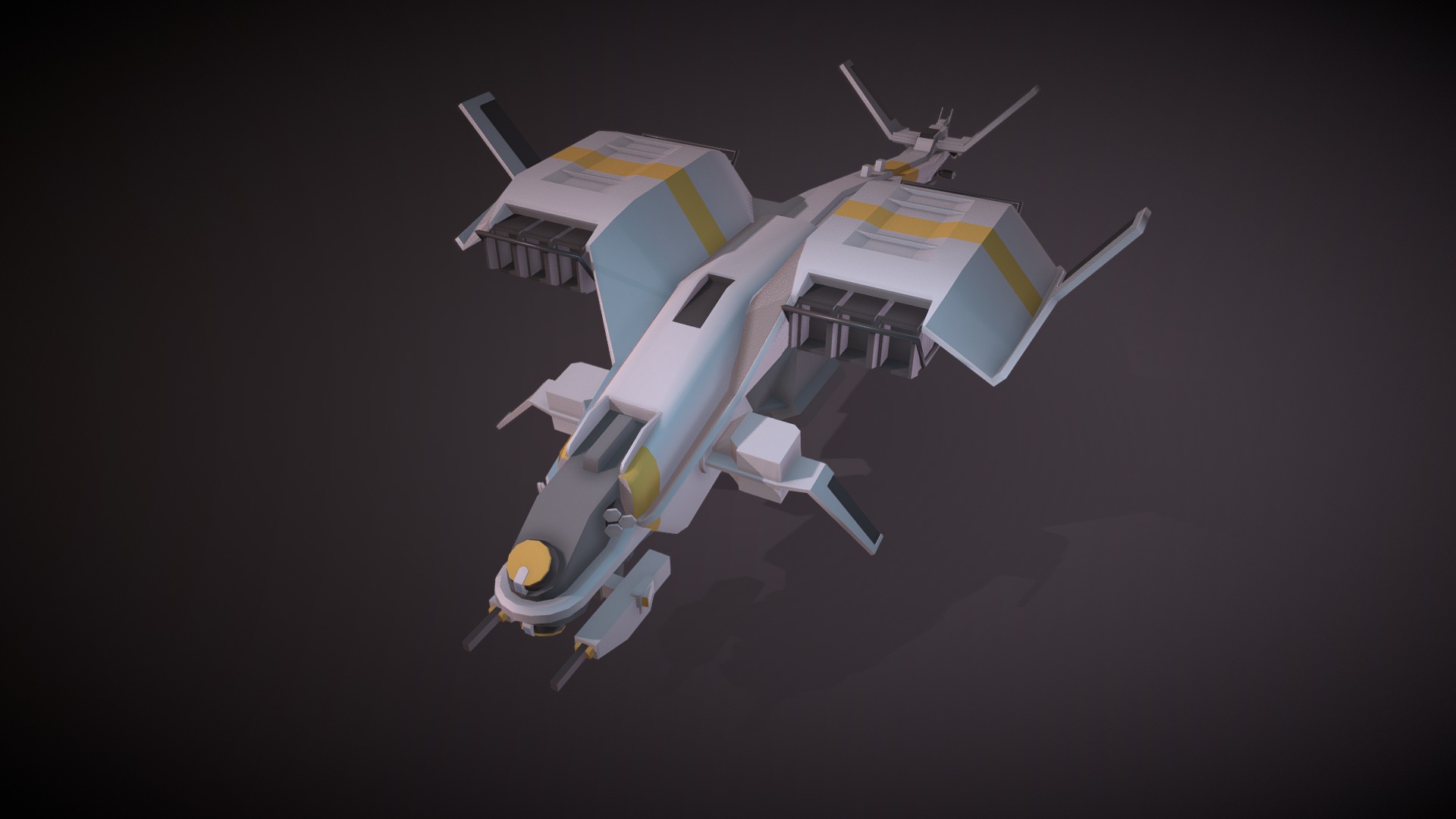 Gunship - 3D model by yaroshevichevgen [20c75e4] - Sketchfab