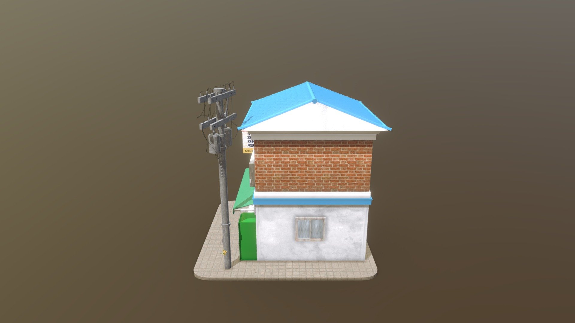 market 3d modeling - 3D model by kimyerin07 [20c795e] - Sketchfab