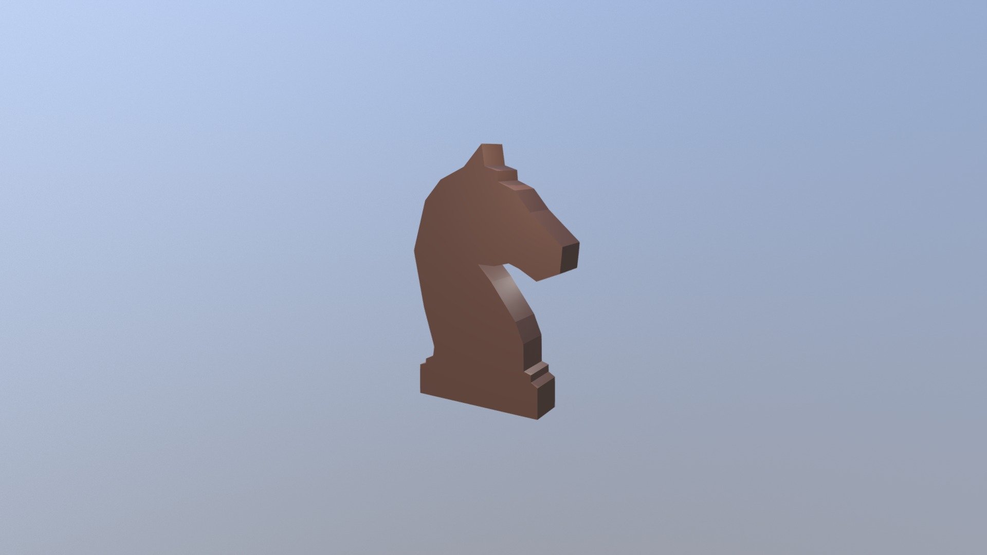 Bozza Cavallo Scacchi in estrusione semplice - 3D model by salahzar ...