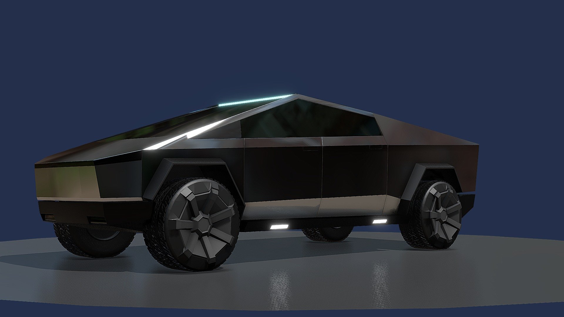 Tesla cyber truck - Buy Royalty Free 3D model by rajatnidaria [20ca819 ...