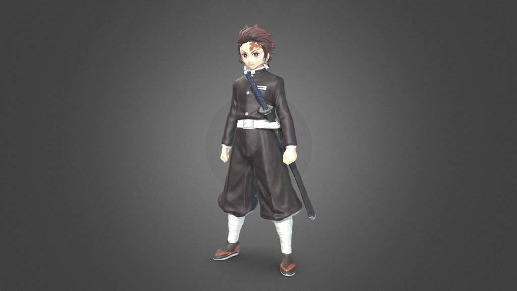 Tanjiro - A 3D model collection by brunochagas435412 - Sketchfab