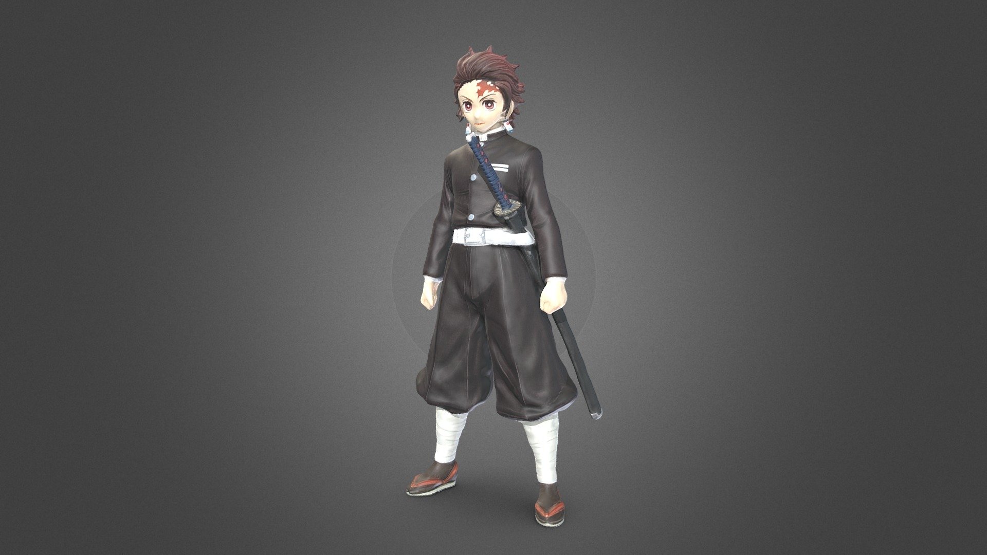 Tanjiro Kamado Figure - Kimetsu no Yaiba - 3D model by koyama ...