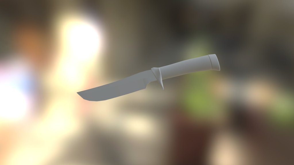 Hunters Knife - 3D model by luizsimoes [20cd872] - Sketchfab