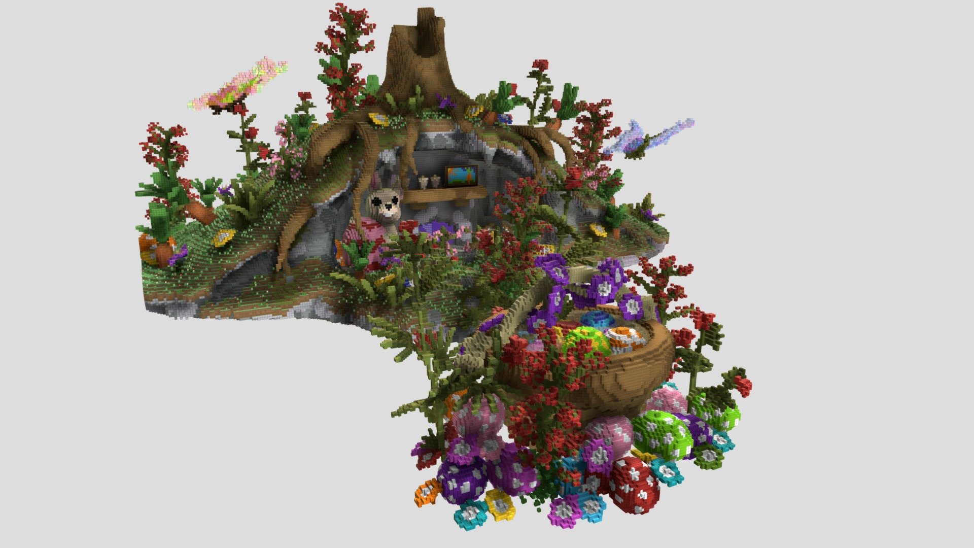 🐇 Rabbit Hole | AliensBuilds - Buy Royalty Free 3D model by ...