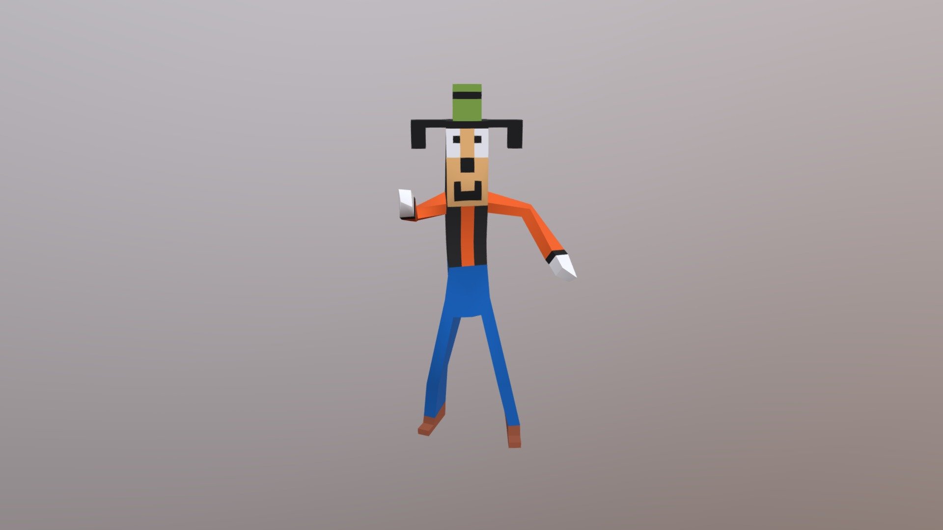 Goofy Running Cowardly - Download Free 3D model by acharlie2019 ...