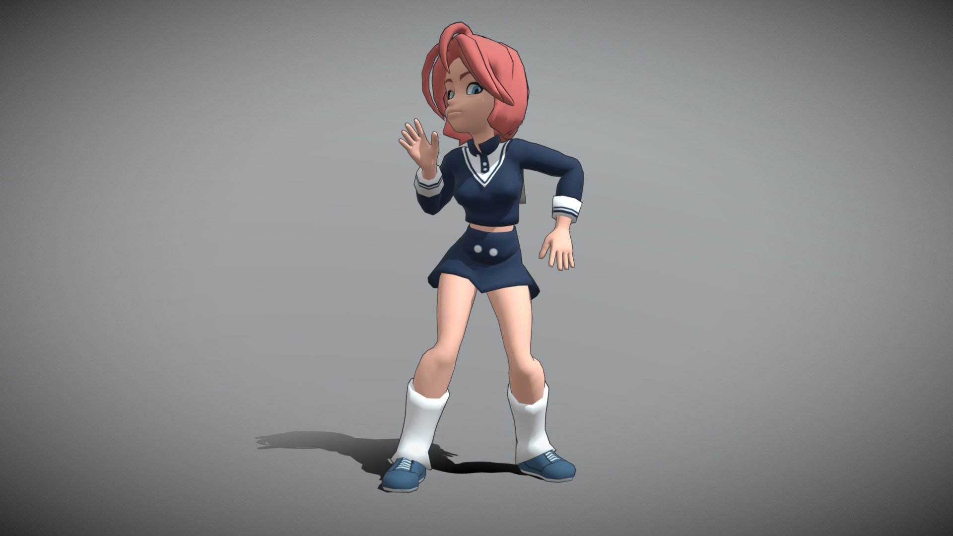 School Girl Dancing - Buy Royalty Free 3D model by Pedro Galvão ...