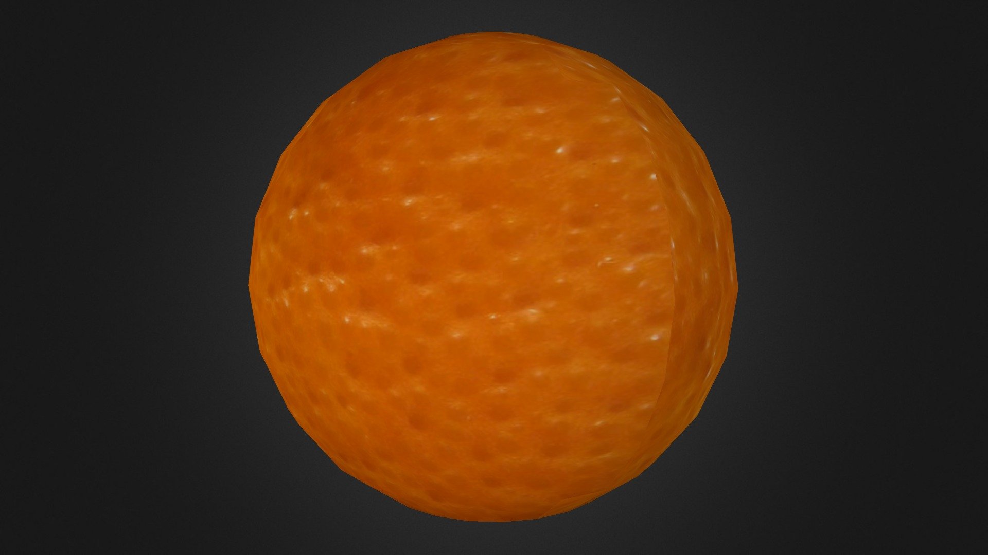 orange - 3D model by denniswittmann [20d7e9d] - Sketchfab