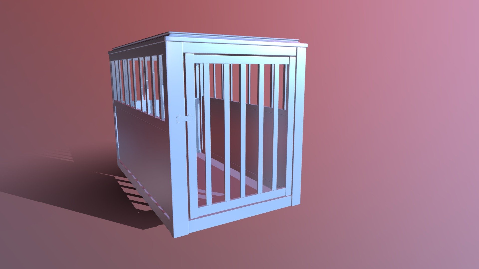 Dog Crate - Download Free 3D model by tobisreveng3 [20d8b8d] - Sketchfab