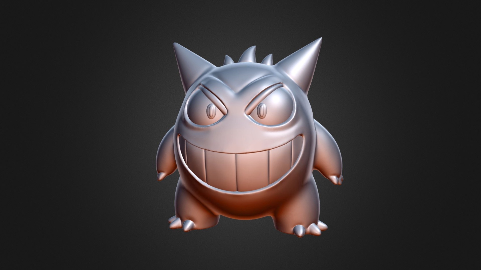 3D PRINT Gengar - Buy Royalty Free 3D model by djrios14 [20dabff ...