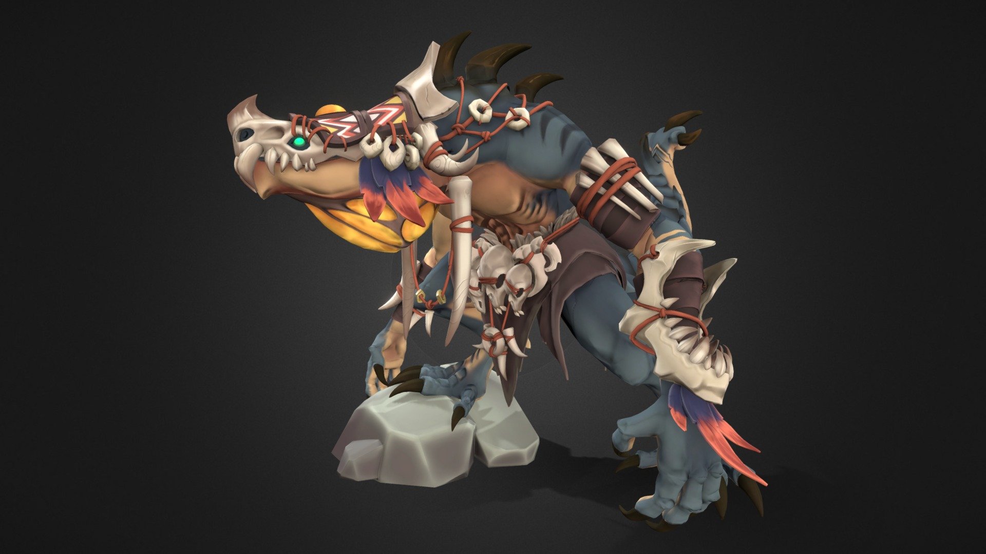 Scavenger Chief - DAE Stylized Creation - 3D model by Thao Linh Vu ...