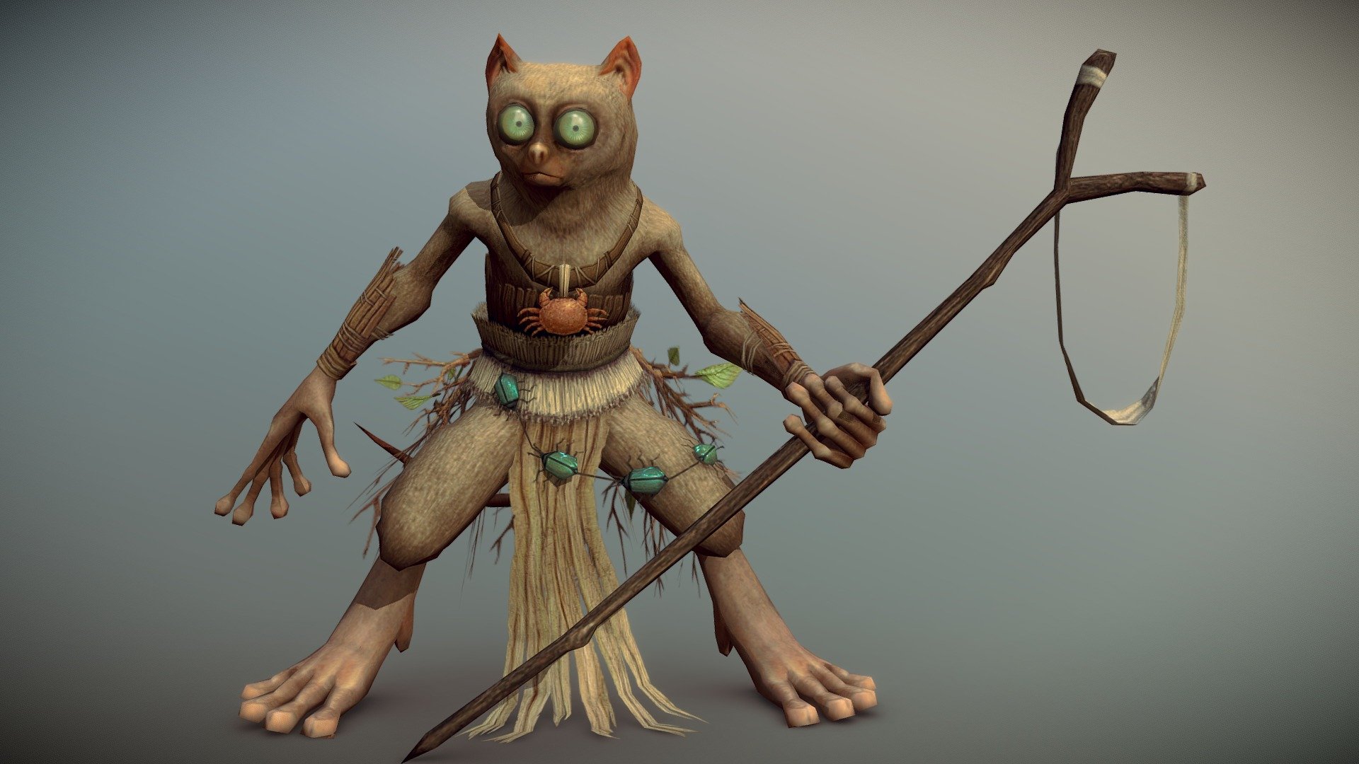 Tarsier - 3D model by moppius [20db28d] - Sketchfab