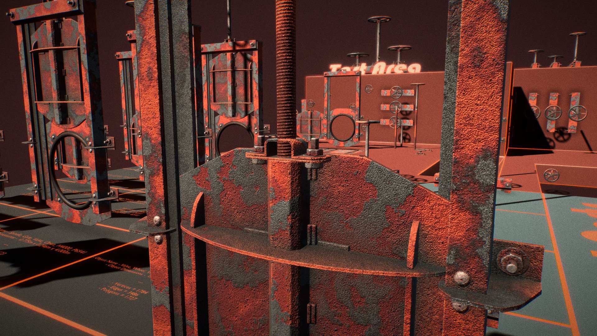 Spindle Gate Valve (Rusty Version) - Buy Royalty Free 3D model by VIS ...