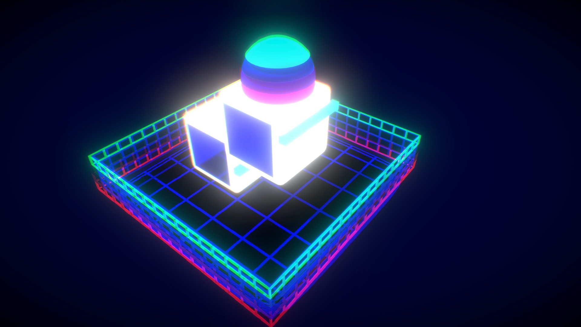 Synth Hub - Download Free 3D model by blompblob [20db85e] - Sketchfab