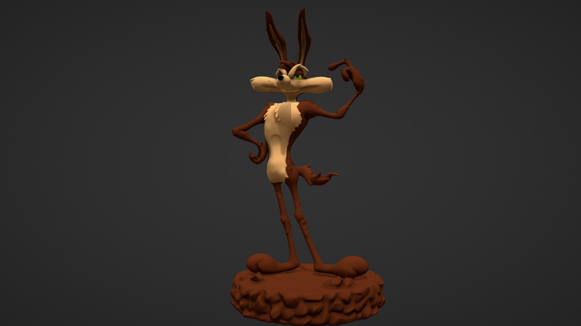wile e coyote - 3D model by vam-c [20dbadb] - Sketchfab