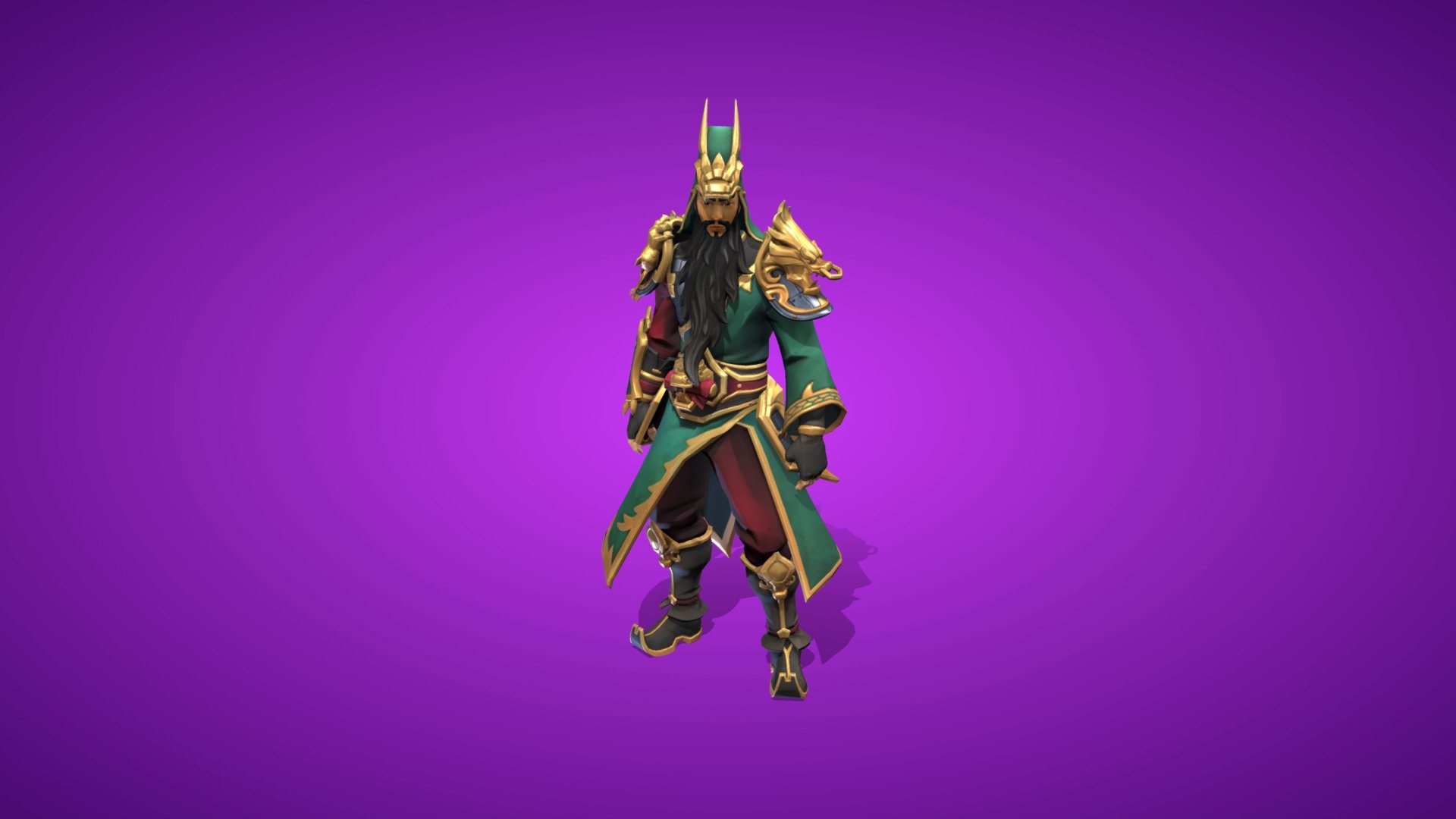 Guan Yu Outfit - 3D model by Fortnite Skins (@fortniteskins) [20e0b7f ...