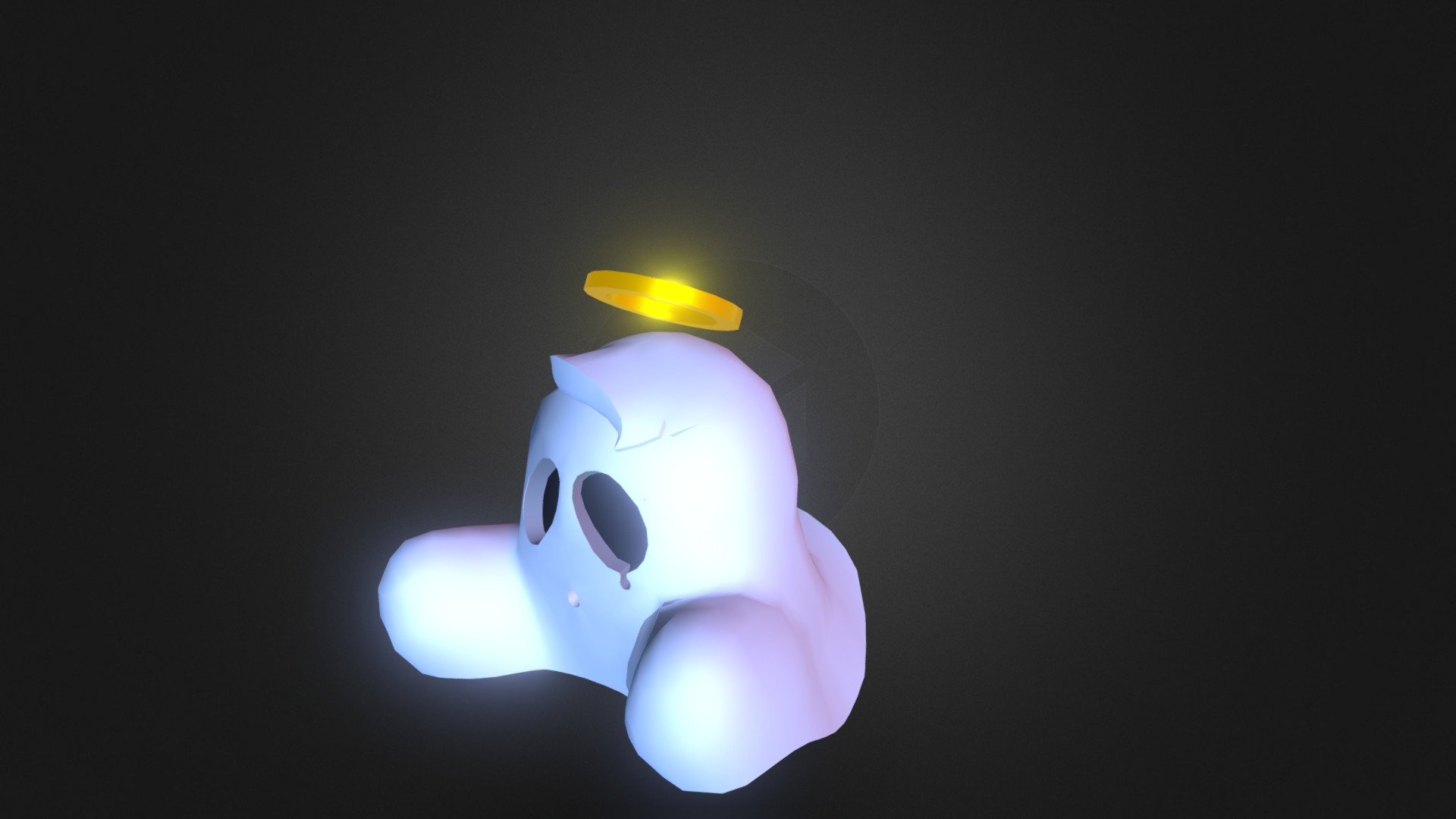 Game asset - cute ghost - 3D model by Imanol Matias (@imanolmatias ...