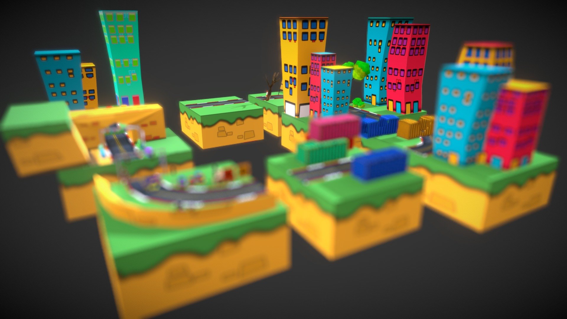 Racing Toon Kit - Buy Royalty Free 3D model by vustudios [20e3aab ...