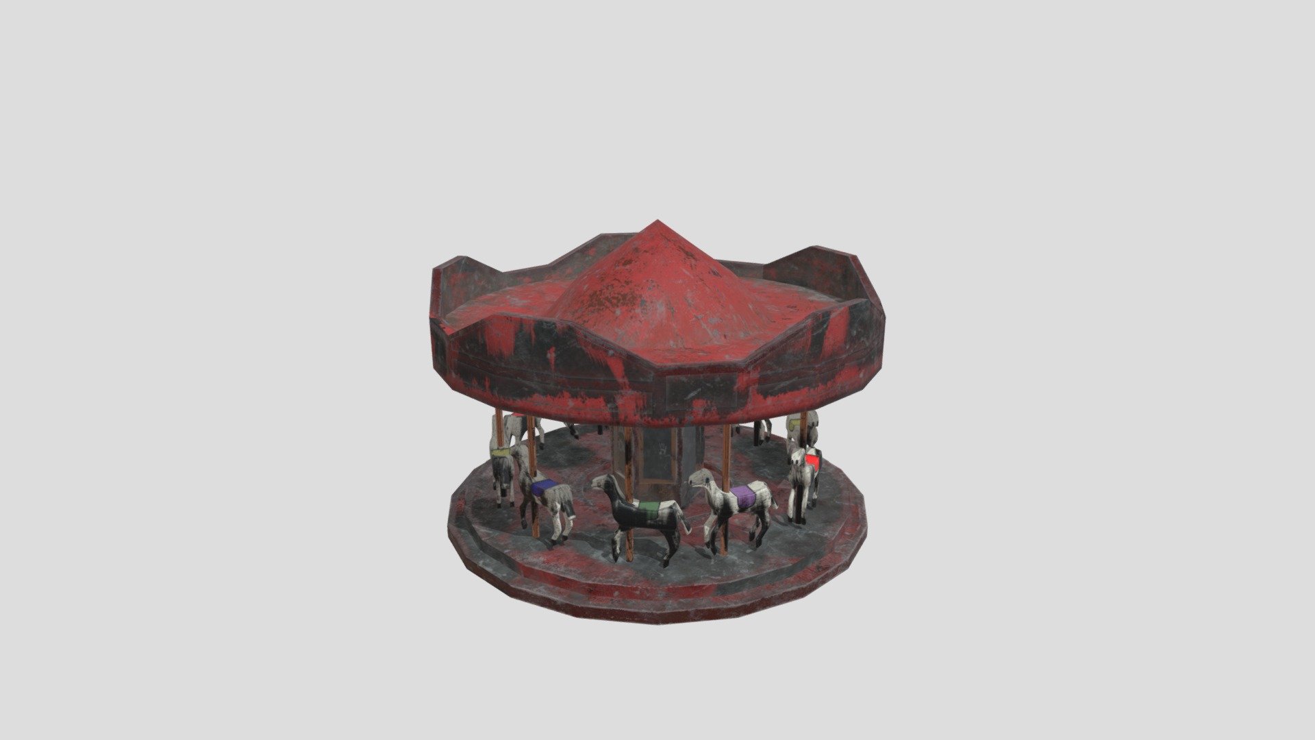 Carousel - 3D model by acm212 [20e4aae] - Sketchfab