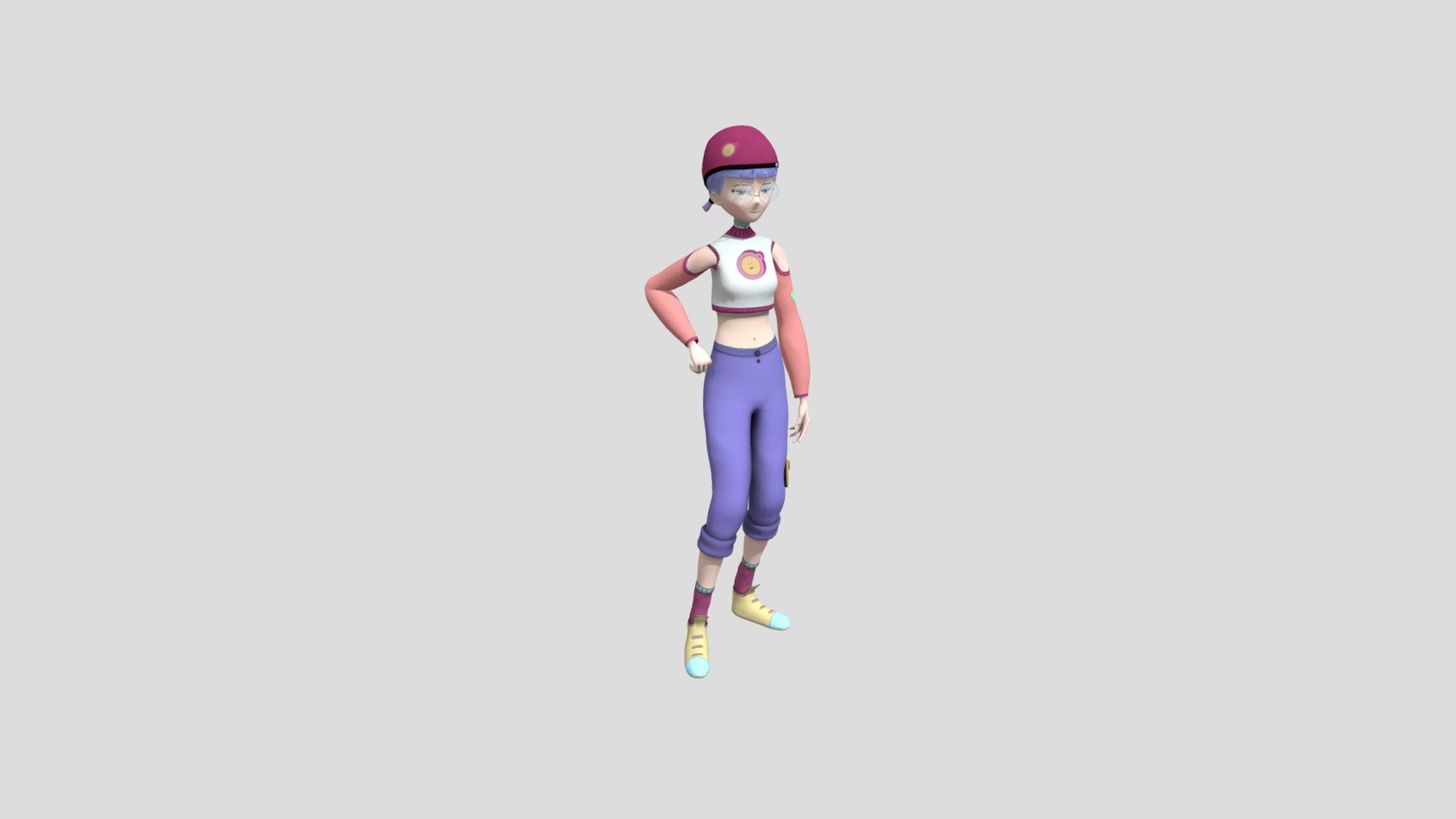 Talking Skater Girl - Download Free 3D model by myzatulsarah [20e4be5 ...