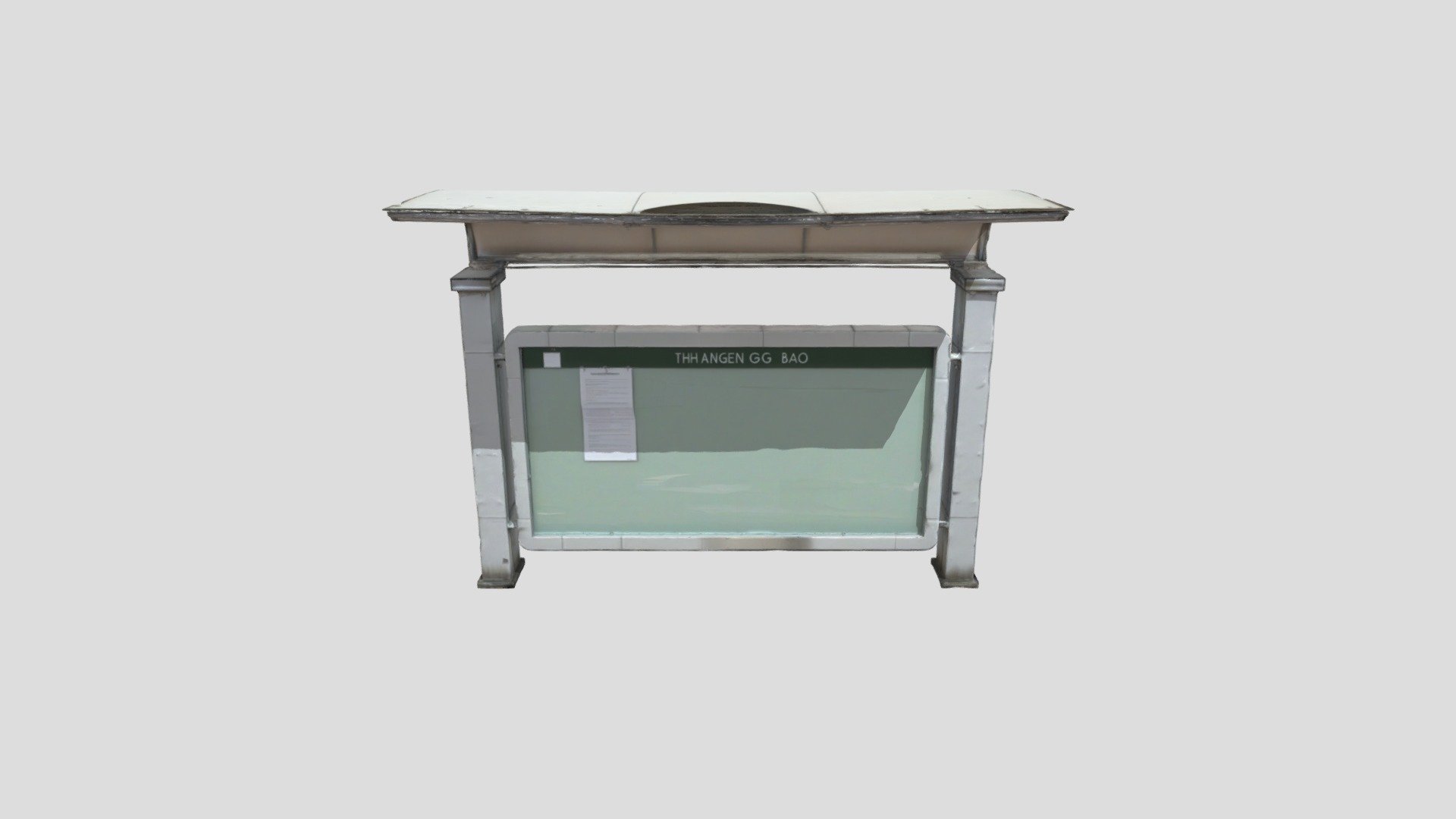 Notice Board Display - 3D model by ngoctrongqb [20e5503] - Sketchfab