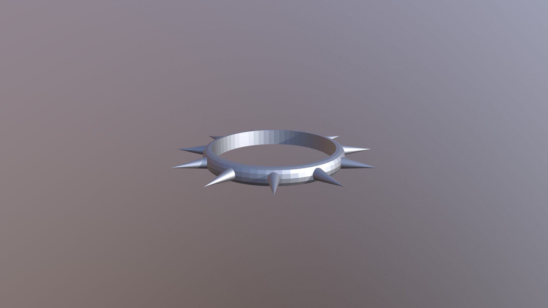 Spiked Ring - 3D model by MrSludge [20e5c46] - Sketchfab
