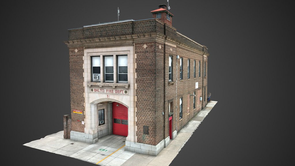 Baltimore Fire House Series - A 3D model collection by Taylor ...