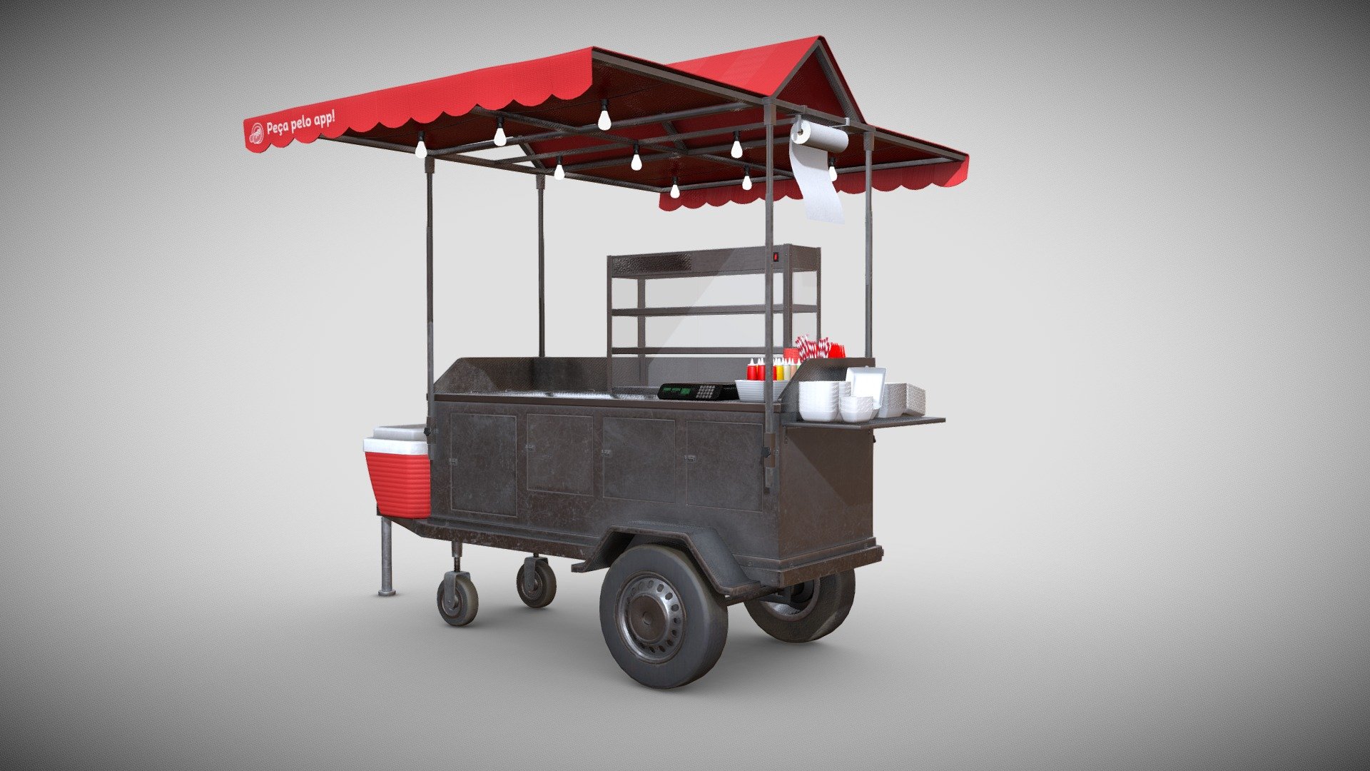 Commercial Prop for Brazilian street food - 2/8 - 3D model by Marcos ...