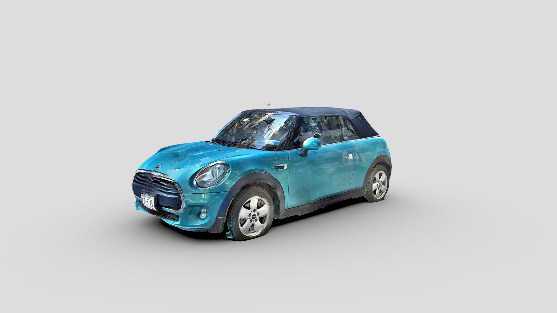 Day 89: blue mini - 3D model by alban [20e9da9] - Sketchfab