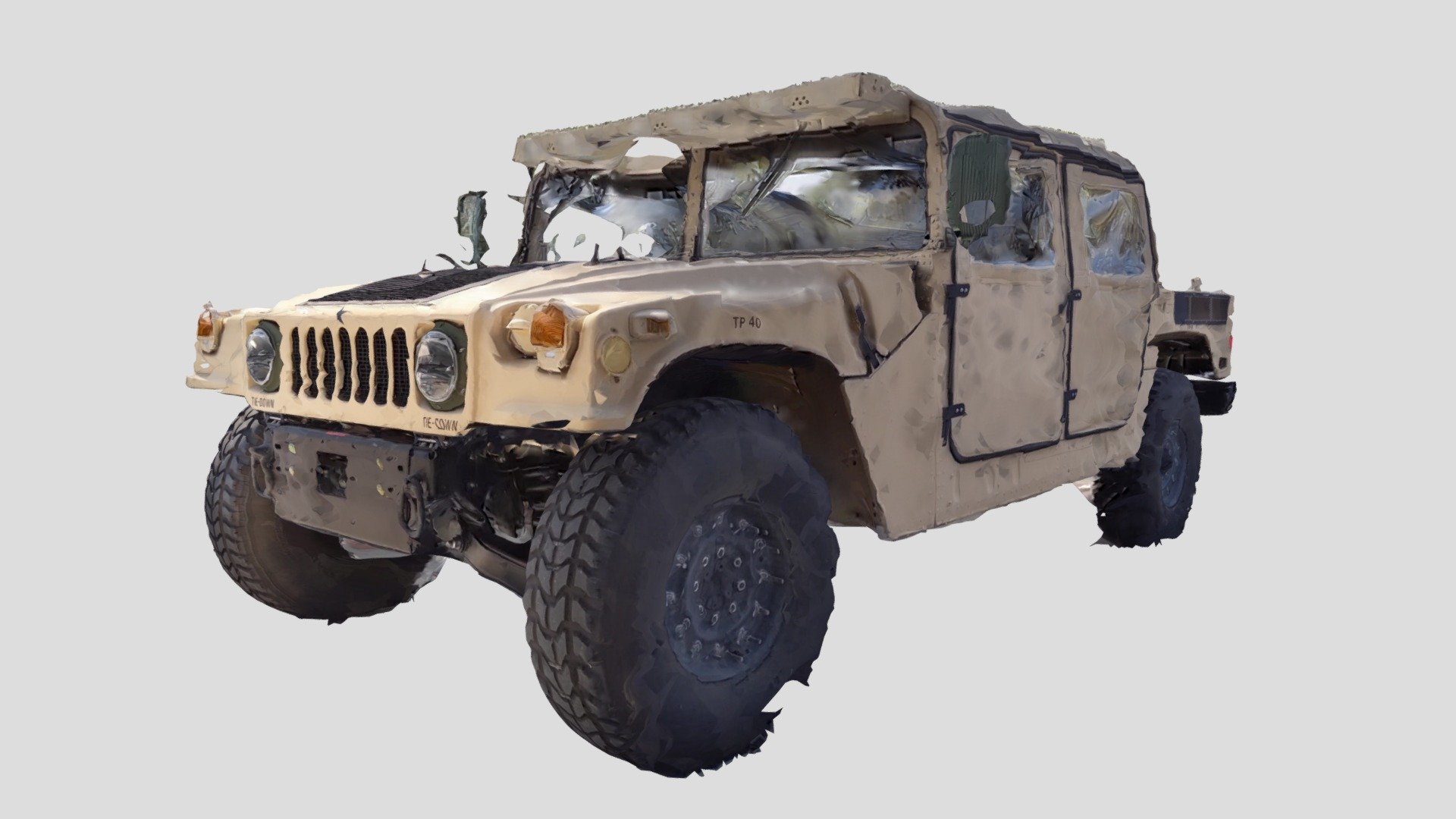 HMMWV M998 Humvee [photo scan] - Download Free 3D model by pervonharke ...