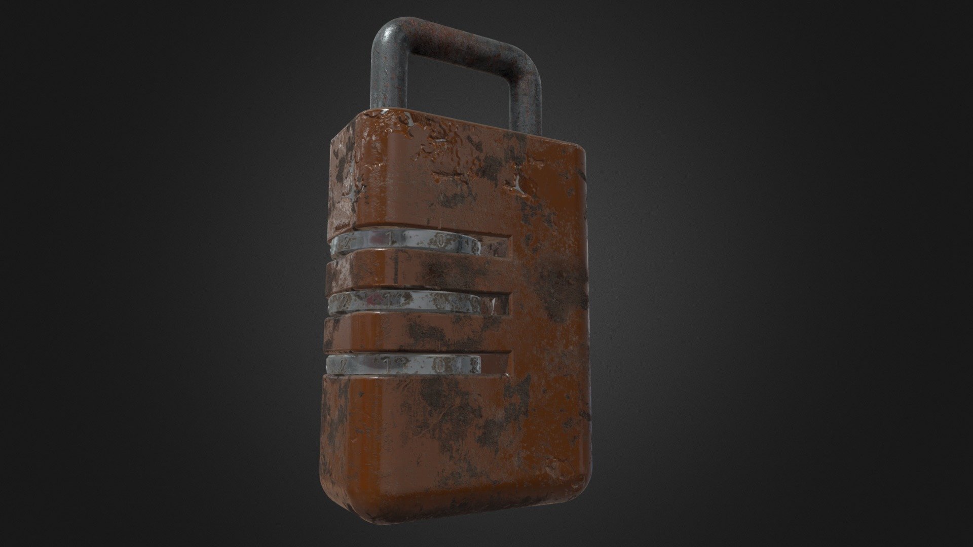 Rusty Padlock Dirty - Download Free 3D model by DEICIDER78 [20ed14c ...