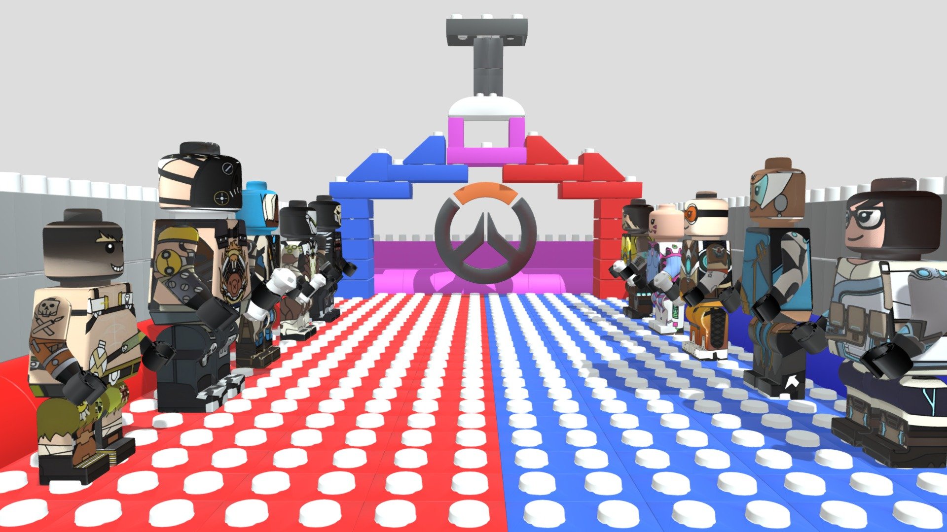 Lego Characters From Overwatch. Game free models - Download Free 3D ...