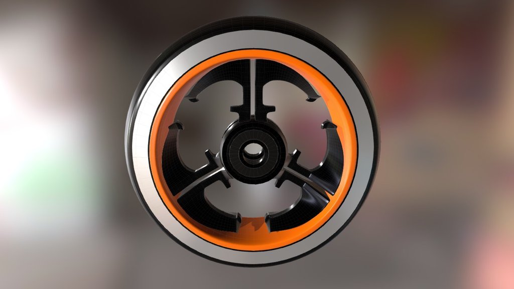 Juicy Wheel Co x Co.BRO - 110mm Unity Wheels - 3D model by Samuel's ...