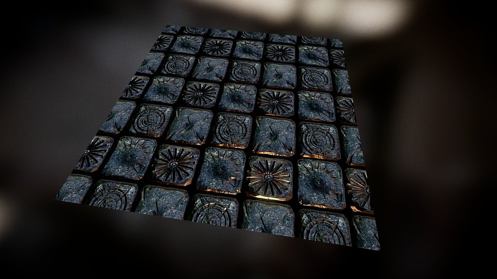 Small Stone Pattern - 3D model by Arlen De Cambre (@arlendecambre ...