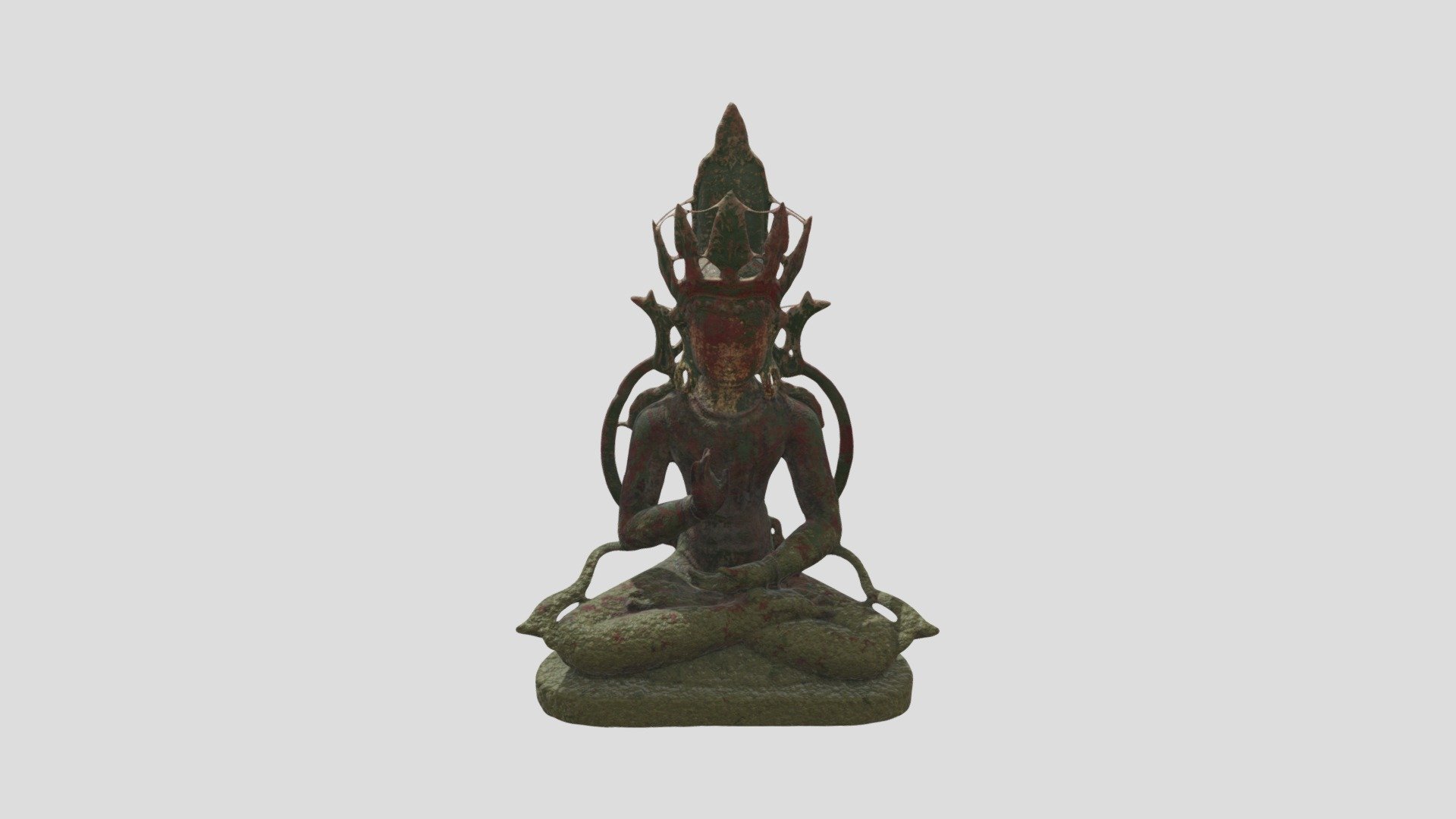 buddha statue - 3D model by kuldeepverma [20eeea3] - Sketchfab