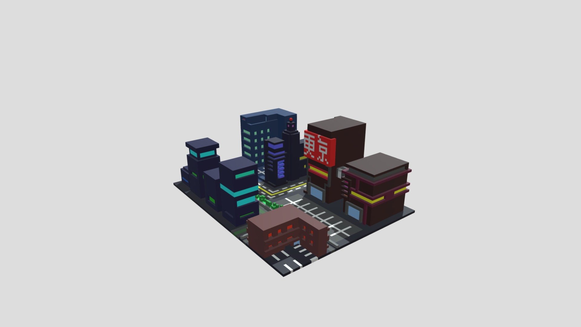Small Urban Environment - 3D model by VenTea [20efc05] - Sketchfab