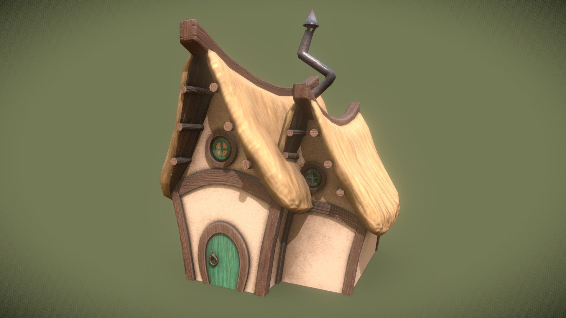 House - 3D model by Elin Björnelf (@elinbjornelf) [20f0576] - Sketchfab