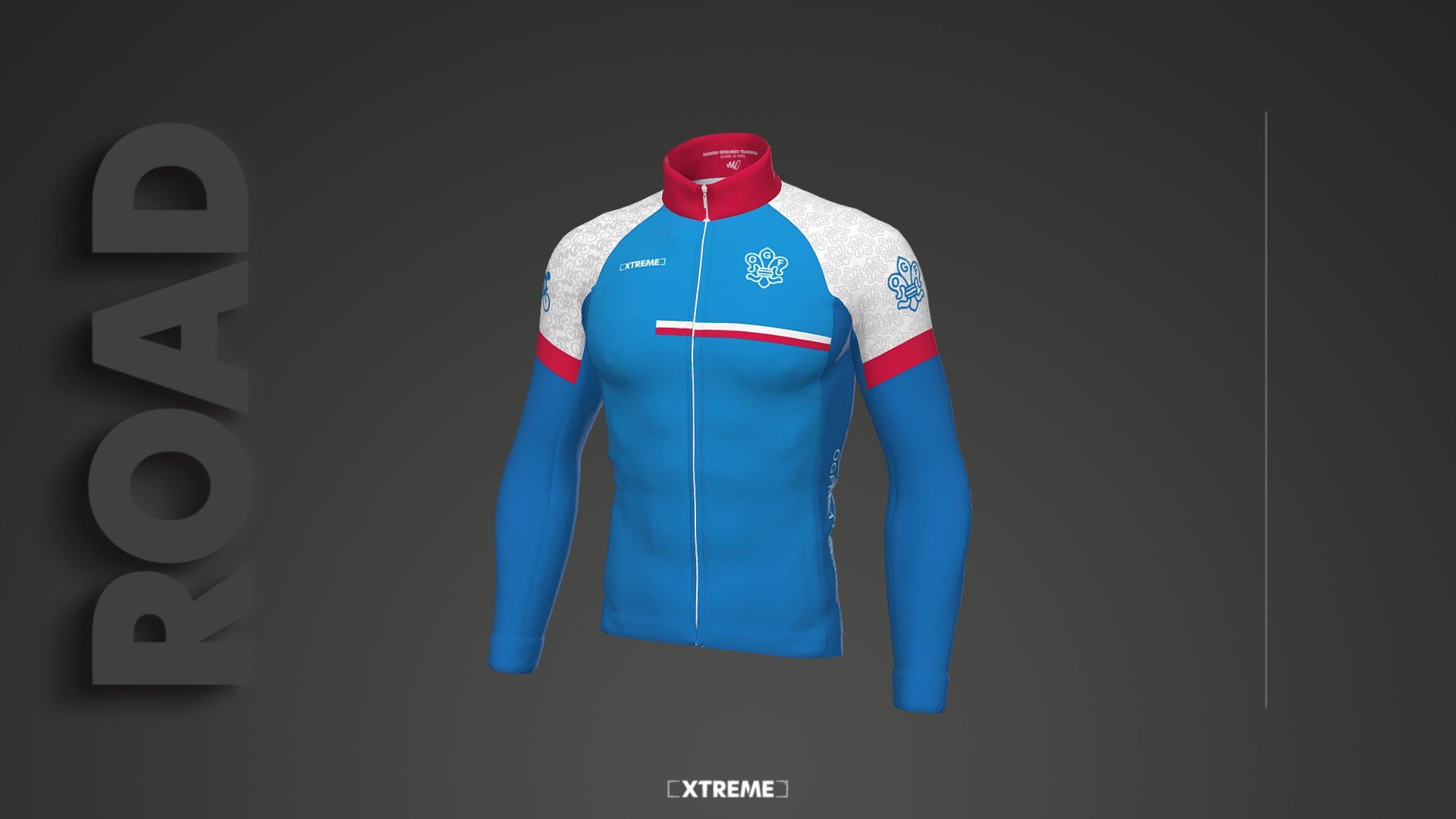 OGF Cykelmotion 2023 PRO L/Æ trøje - 04182 V31 - 3D model by Konggaard ...