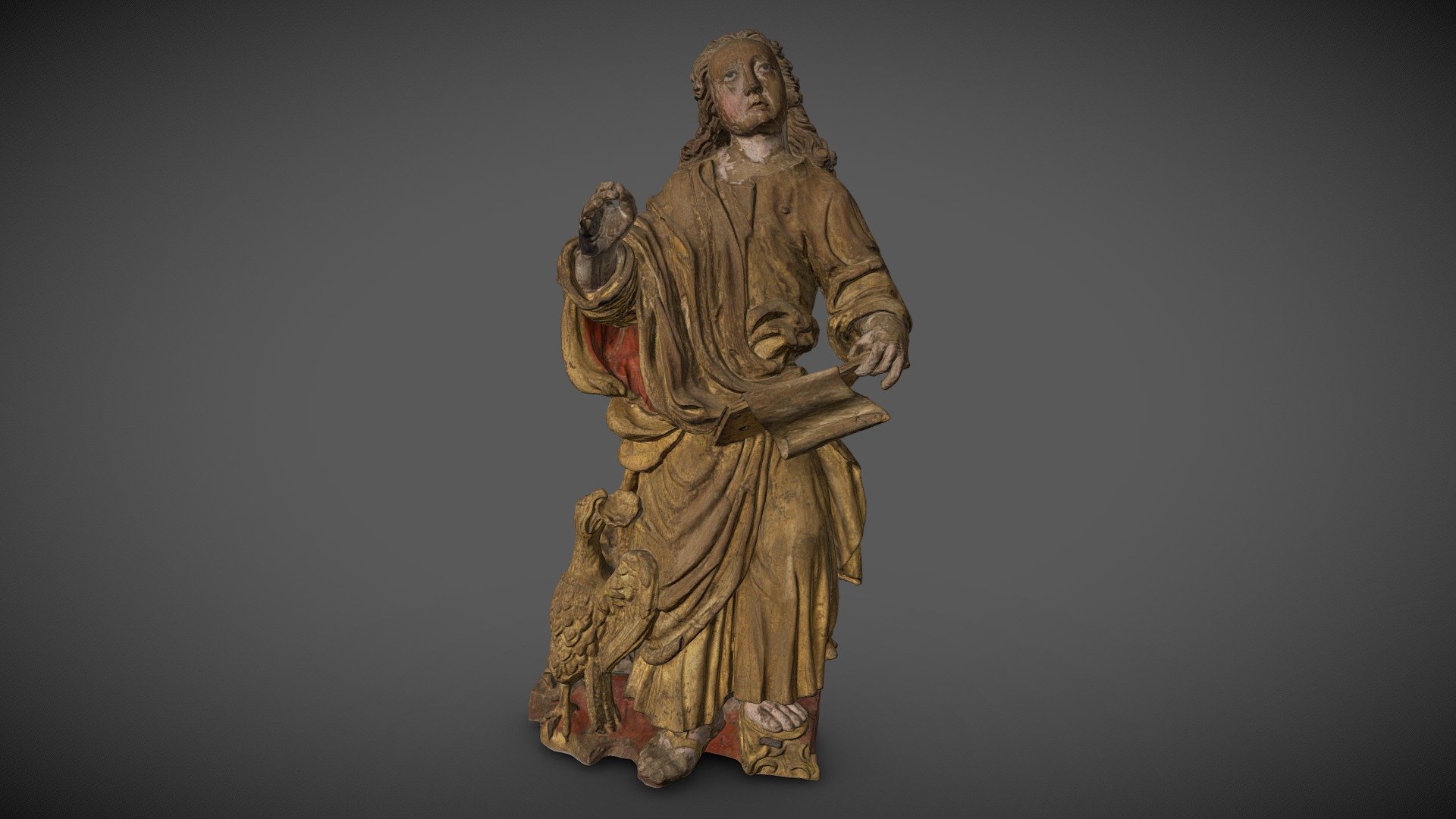 Saint-Jean l'Évangéliste - Download Free 3D model by Alienor.org ...