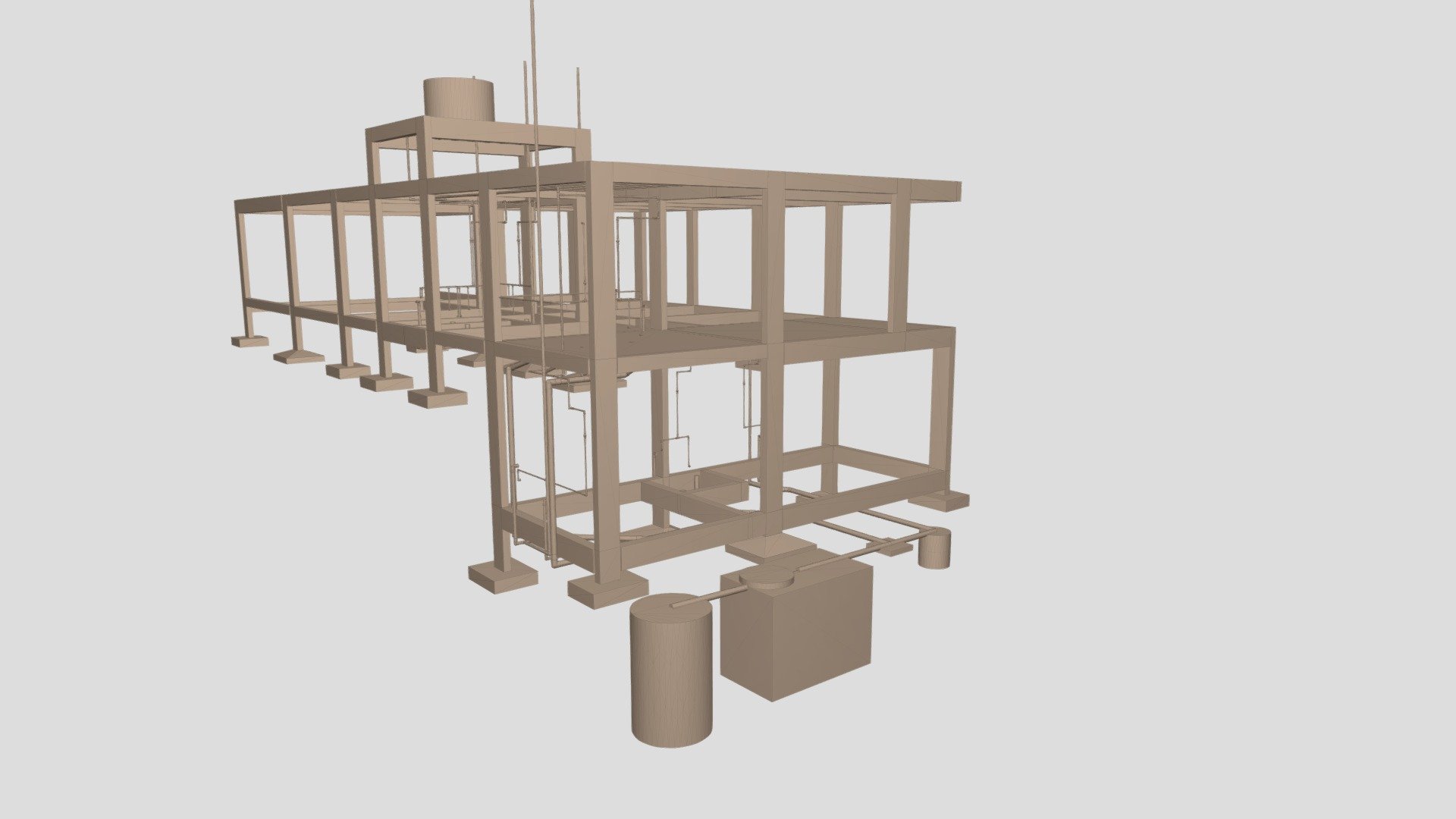 Novo projeto ES-HID - Modelo analítico 3D - 3D model by Raniery.Guedes ...