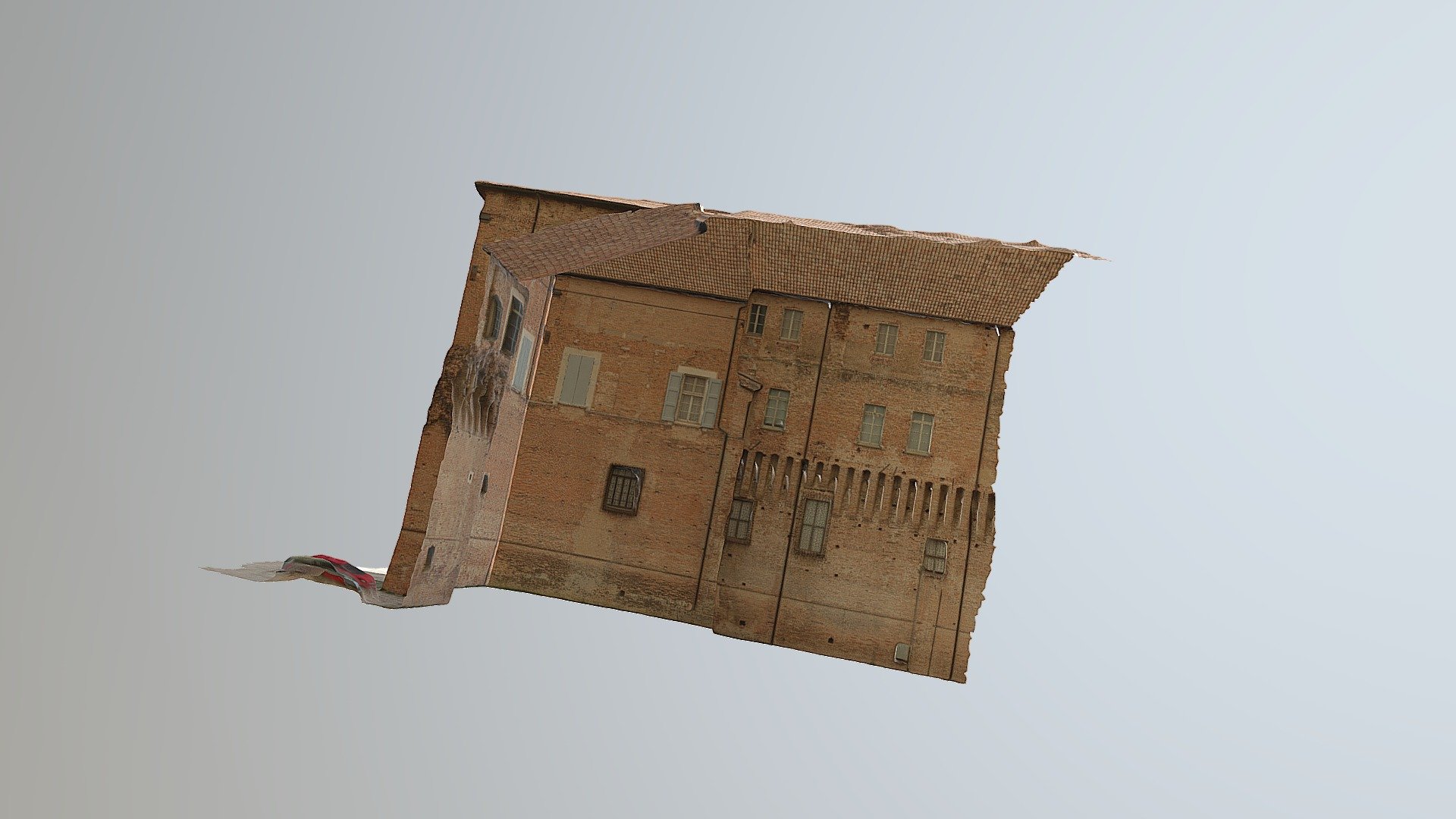 Facciata Rocca novellara - 3D model by fabrizioligabue [20f5a19 ...