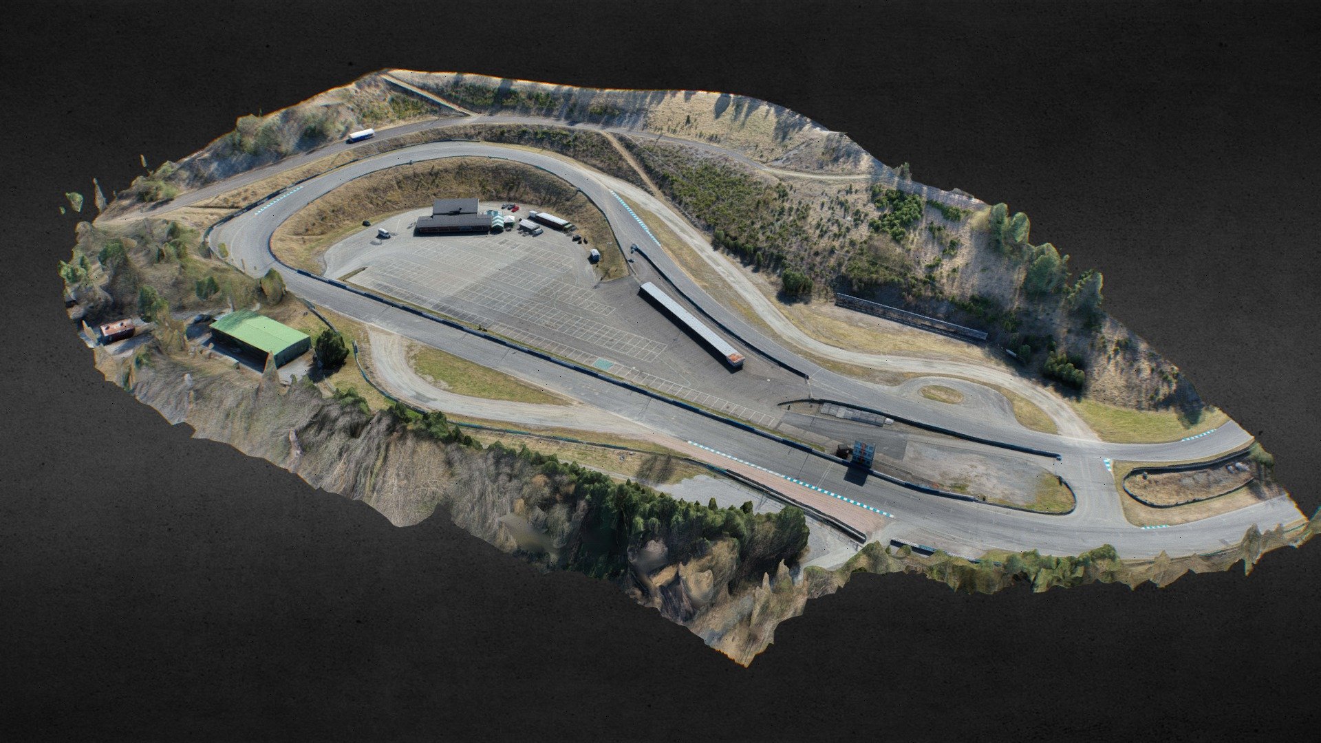 Ahvenisto Race Circuit rallycross track - Download Free 3D model by ...