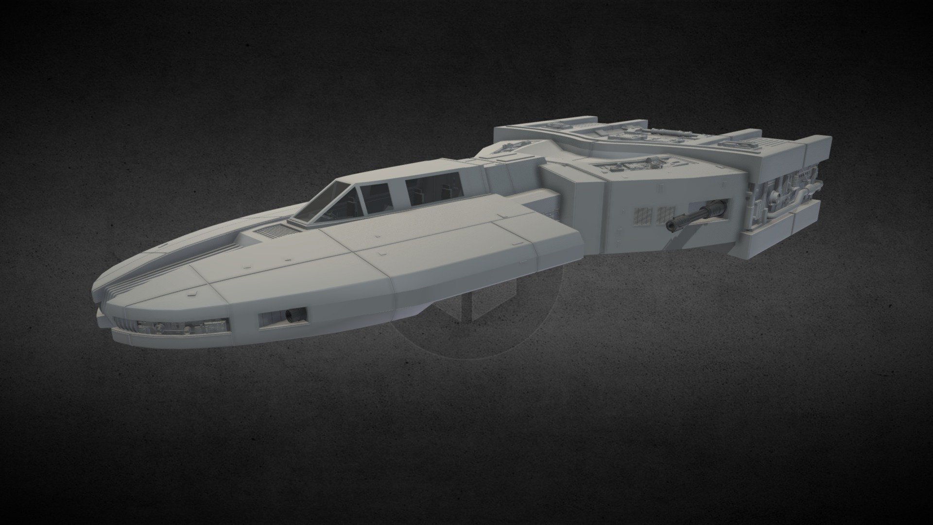 Star Wars: Lethisk-class Armored Freighter - Download Free 3D model by ...