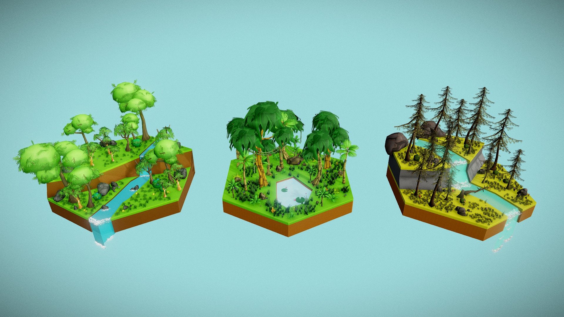 Nature Pack - Buy Royalty Free 3D model by carlcapu9 [20f6925 ...